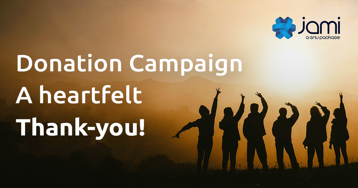 Donation campaign - a heartfelt thank-you!